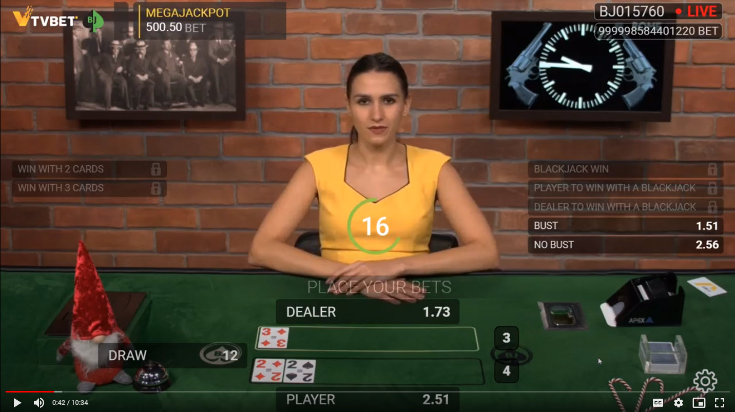 TVBET Blackjack - Wizard of Odds